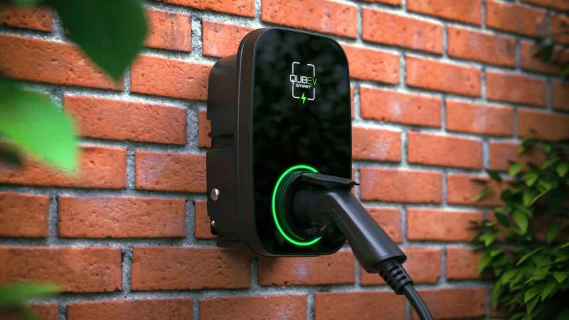 QUBEV SMART Affordable EV Charging Unit - Emerald EV